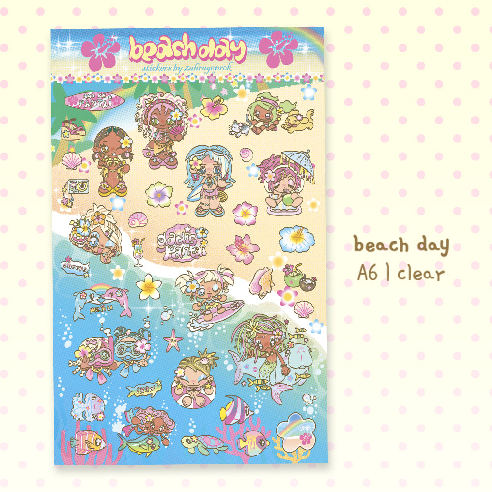 Beach Day Sticker Sheet – Midnight Dibs