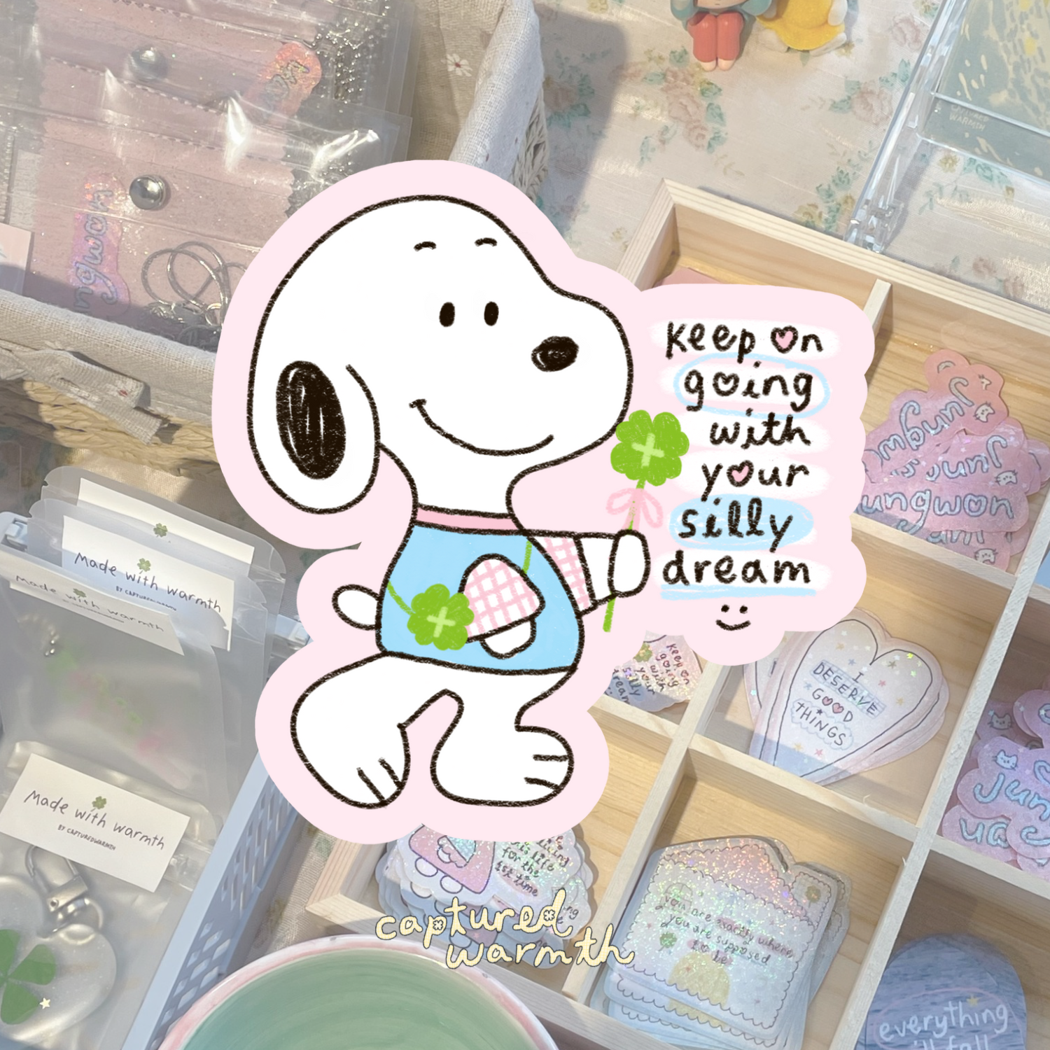 Silly Dream Snoopy Sticker – Midnight Dibs